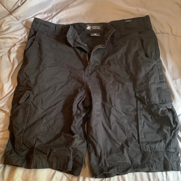 Beverly Hills Polo Club | Shorts | Beverly Hills Polo Club Black Cargo ...